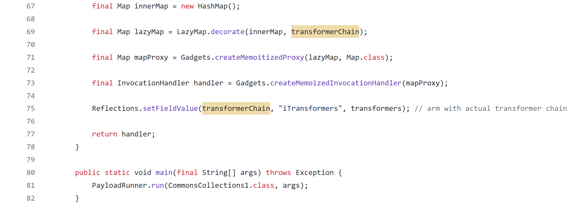 Java Deserialization Gadget Chains